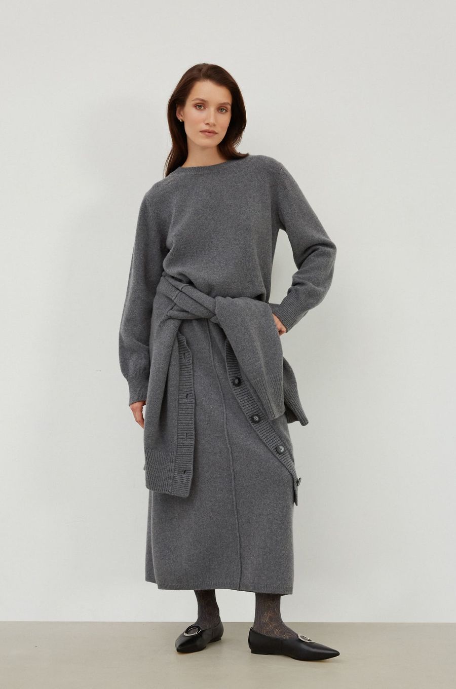 Jumper Dakota, grey :: JULIA POMOSHKO